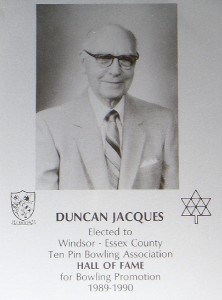Duncan Jacques | WECKBA - Windsor Essex Chatham Kent Bowling Association