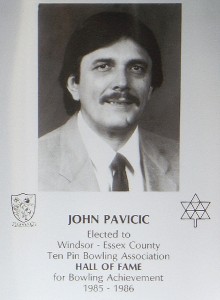 John Pavicic | WECKBA - Windsor Essex Chatham Kent Bowling Association